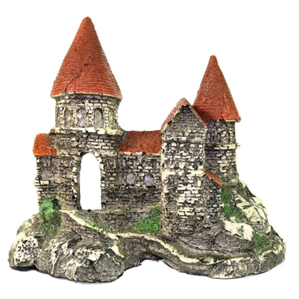 Декорация для аквариума Грот "DEKSI" - Малый замок пластиковый №612 - купить с доставкой по ...