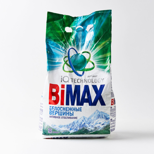 BiMAX Стиральный порошок 3000 г Для белых тканей, Для деликатных тканей - купить с доставкой по ...