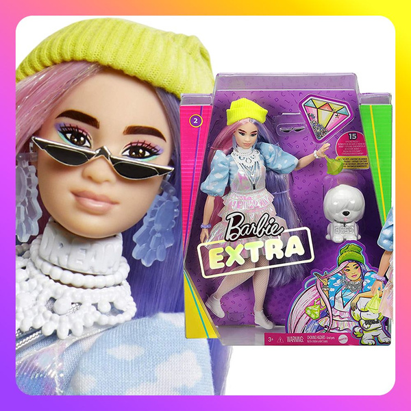 Кукла Барби Экстра Леа (Barbie Extra Curvy Doll Candy Queen Lea ...