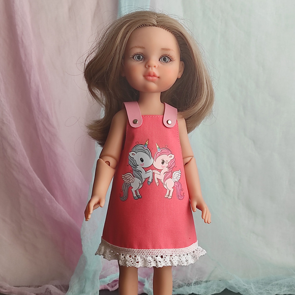 Сарафан для куклы Paola Reina 32 см Ruby Red 31 см - купить с доставкой по выгодным ценам в ...