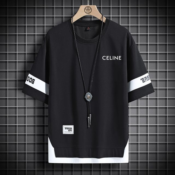 Футболка CELINE, размер 56, цвет черный - купить по выгодной цене в ...