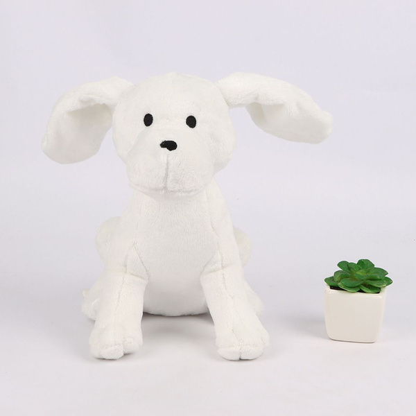 Новая плюшевая игрушка Chippy Snuggle Plush /Чиппи Дог белая плюшевая ...