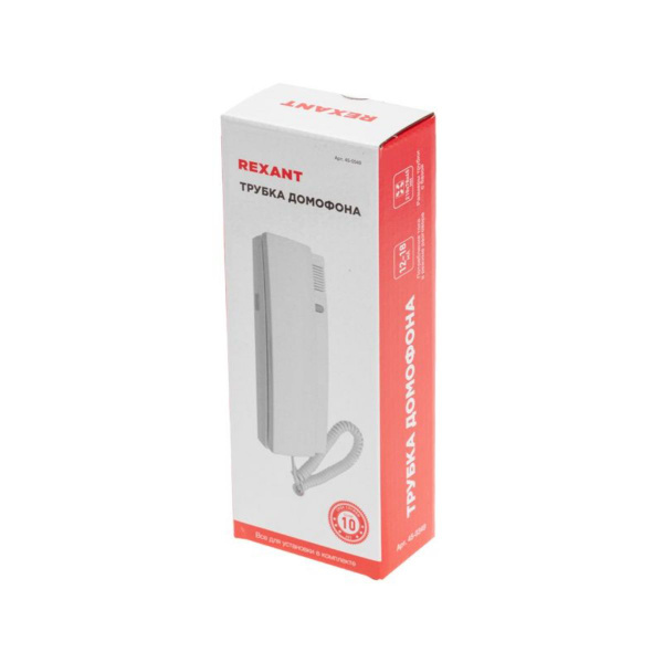 Аудиодомофон REXANT RX-349 купить по низким ценам в интернет-магазине OZON (1484222507)