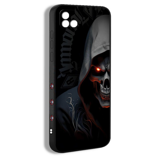 чехол для смартфона Подходит для Realme C11 2021 Череп в темноте и ...