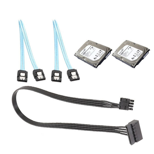 Маленький 8-контактный кабель питания для SATA, материнские платы, SSD ...