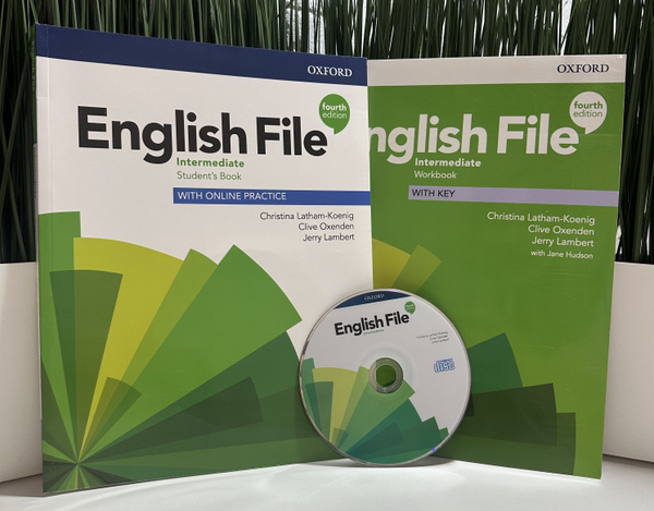 ENGLISH FILE INTERMEDIATE 4th edition SB+WB+DISC - купить с доставкой ...