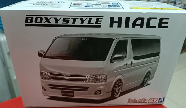 Сборная модель Aoshima 1:24 05895 Toyota HiAce BoxStyle TRH200V Super GL '10 - купить с ...