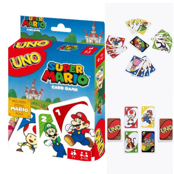 Настольная карточная игра UNO Марио "Super Mario" 108 карт, Новая ...
