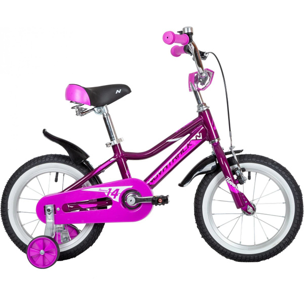 Детский велосипед Novatrack Novara, 14", фиолетовый - купить с ...