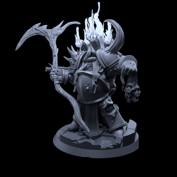 Миниатюра Warhammer 40000. Death Guard. Лорд Разложения / Lord of ...