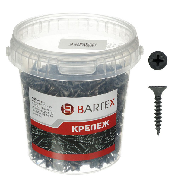 Bartex Набор саморезов - купить с доставкой по выгодным ценам в интернет-магазине OZON (1554891865)