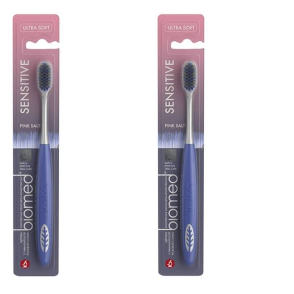 Biomed Зубная щетка Pink Salt Soft Мягкая, 2 шт - купить с доставкой по ...