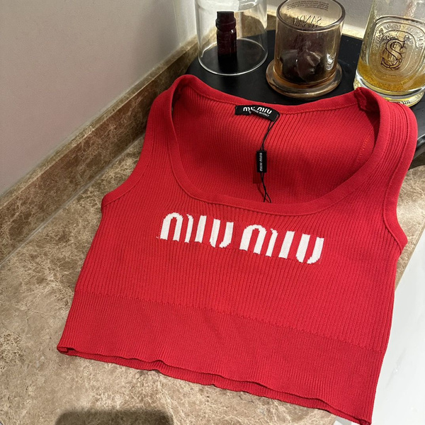 Майка Miu Miu, 44, 46 - купить по выгодной цене в интернет-магазине OZON (1554375742)