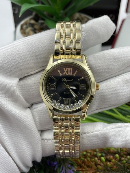 Женские наручные часы CHOPARD с металлическим ремешком в подарочной ...