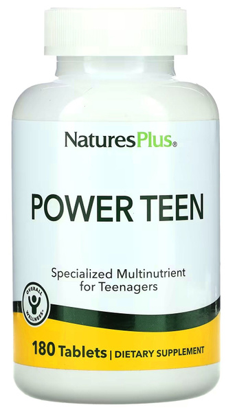 NaturesPlus Power Teen 180 tabs / Мультивитамины для подростков 180 ...