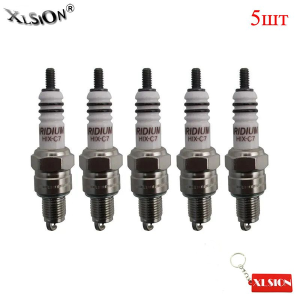 Иридиевая свеча зажигания HIX-C7 XLSION Для 50cc 110cc 125cc 150cc ...