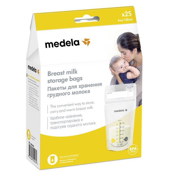 Medela пакеты для хранения молока 25 шт - купить с доставкой по ...