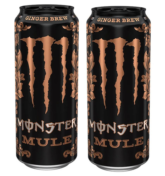 Напиток энергетический Monster Mule Ginger Brew, 2 шт по 500ml - купить ...