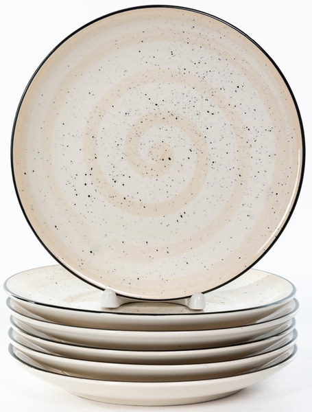 Набор тарелок Lux Farfor, Керамика, диаметр 19 см - купить по низким цене в интернет-магазине ...