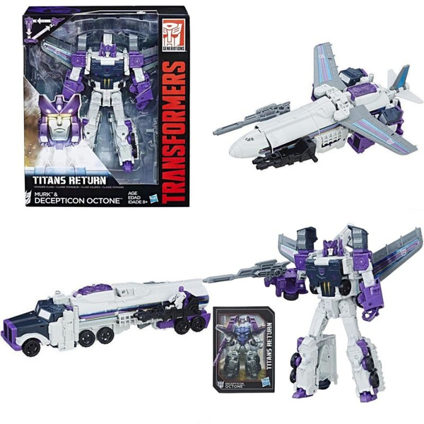 Трансформеры Hasbro Игрушка Titans Return Murk & Decepticon Octone 17cm ...
