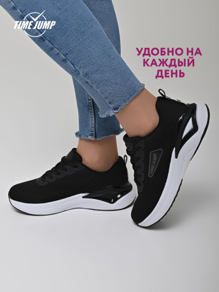 Кроссовки Женский TimeJump Текстиль, Резина Бег, Туризм, размер 38 G Демисезон Шнурки ...
