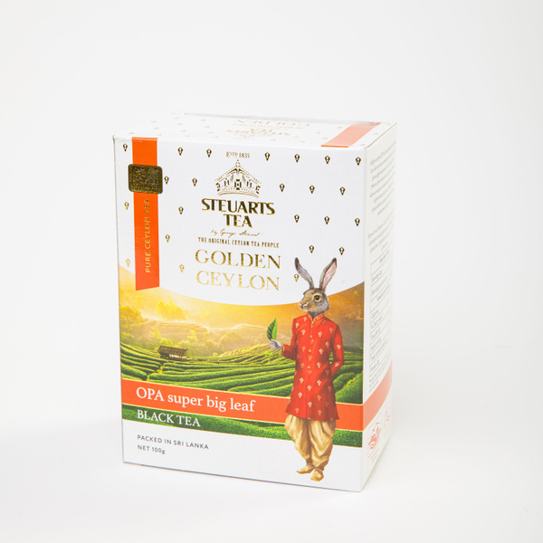 Чай черный цейлонский STEUARTS TEA. Golden Ceylon OPA SUPER BIG LEAF ...