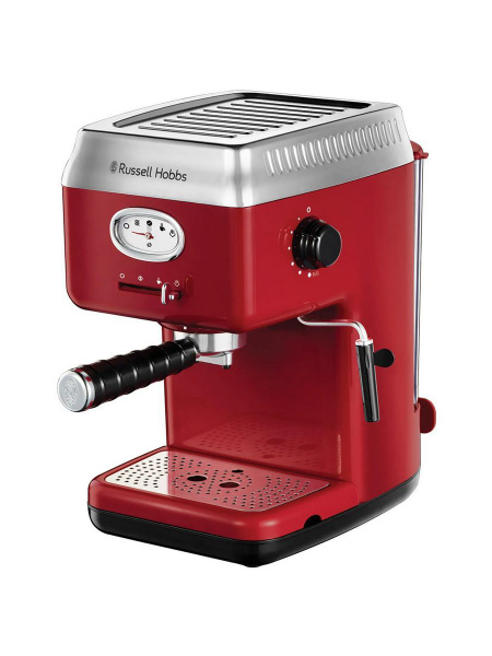 Russell Hobbs Кофеварка рожковая Hobbs Retro 28250-56, красный - купить ...