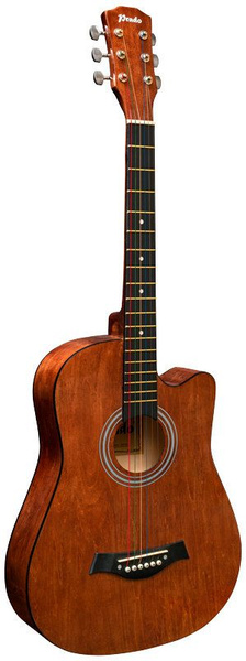 Prado Акустическая гитара HS-3810/BR 6-струнная, корпус Липа - купить с ...