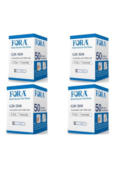 Полоса для глюкометра FORA G20 4 коробки - 600 шт. - купить с доставкой ...