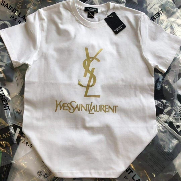 Футболка Yves Saint Laurent, размер 46, цвет белый - купить по выгодной ...