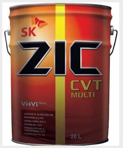 ZIC CVT Multi Vehicle 20 л. Масло трансмиссионное Вариатор - купить по ...