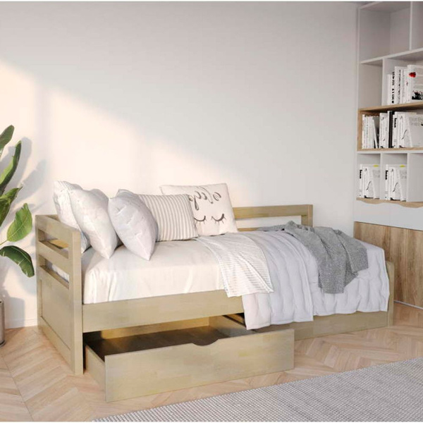 Детская кровать тахта Дуэт 2 спинки с ящиками 80x200 - купить с ...