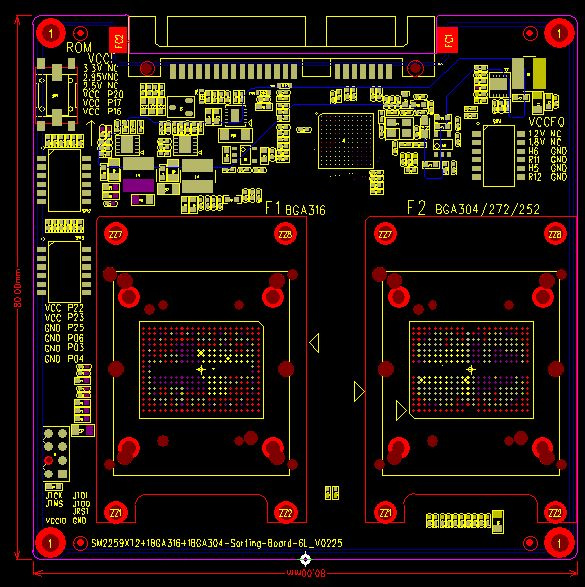 SM2259XT2_BGA272/252/304_BGA316 2in1 тест доск восстанов Дан накопител инструмент купить на OZON ...