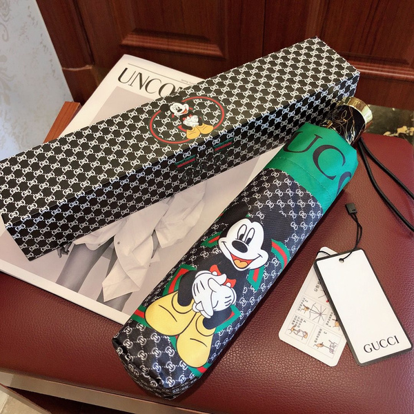 Зонт Gucci, 3 сложения, черный, зеленый купить по низкой цене в ...