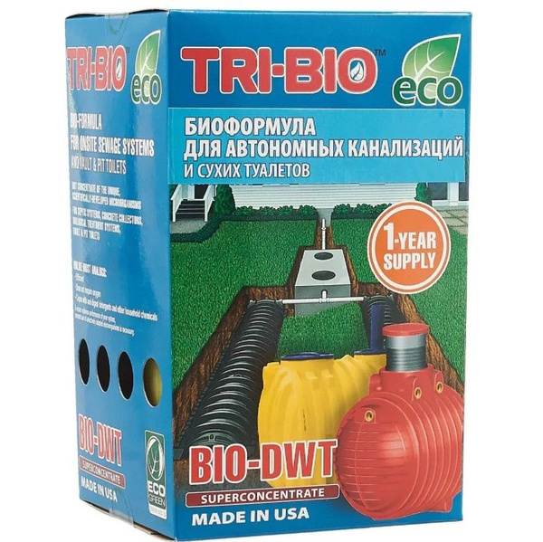 Tri-Bio Биоформула для автономных канализаций - купить с доставкой по ...