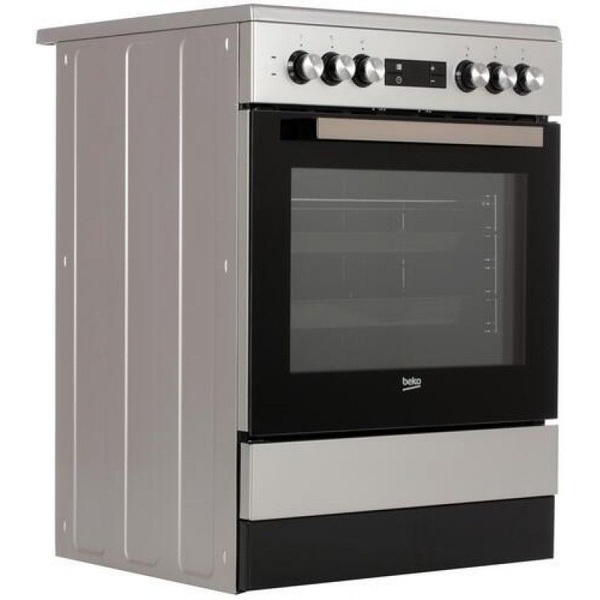 Электрическая плита Beko FSM67320GSS, стеклокерамика, серый - купить по ...