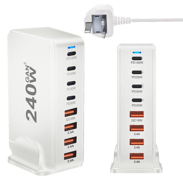 USB-концентратор, многопортовая зарядка, подходит для мобильного ...