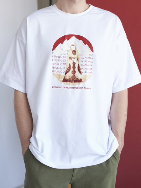 Футболка KNOW MY ROOTS, размер универсальный, цвет белый, 92% хлопок, 8 ...