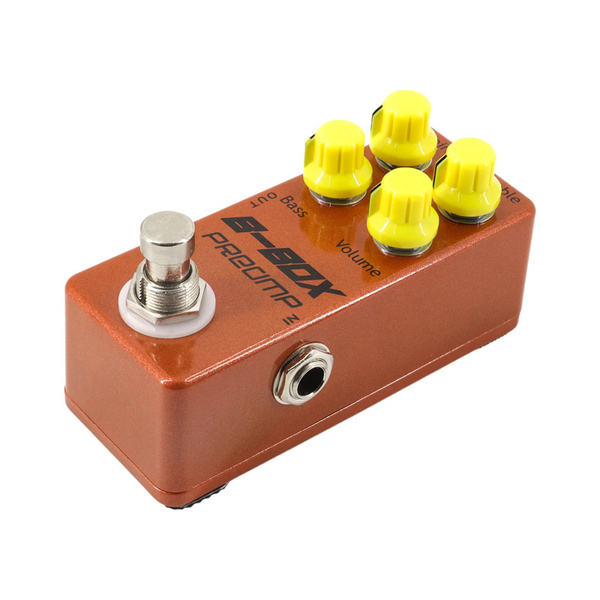 Педаль эффектов Preamp для электрогитары с пружиной Preamp Stompbox ...