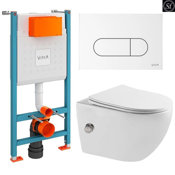 Вопросы и ответы о Инсталляция с подвесным унитазом, Инсталляция ViTRA ...