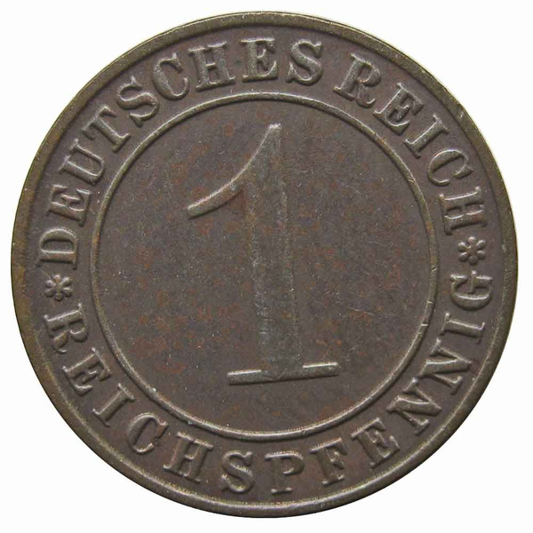 Старинная монета Германии 1 пфенниг (reichs) 1934 г. D - купить в интернет-магазине OZON с ...