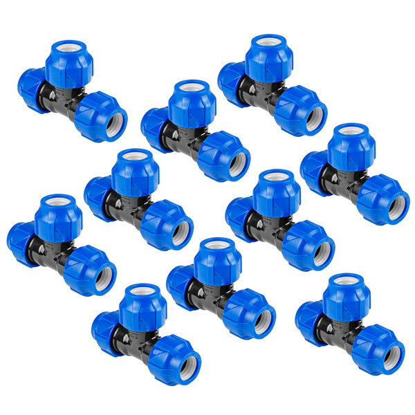 Тройник ПНД разборный VALFEX 20 х 20 х 20 (10 штук), 468454-65843(10) - купить по выгодной цене ...