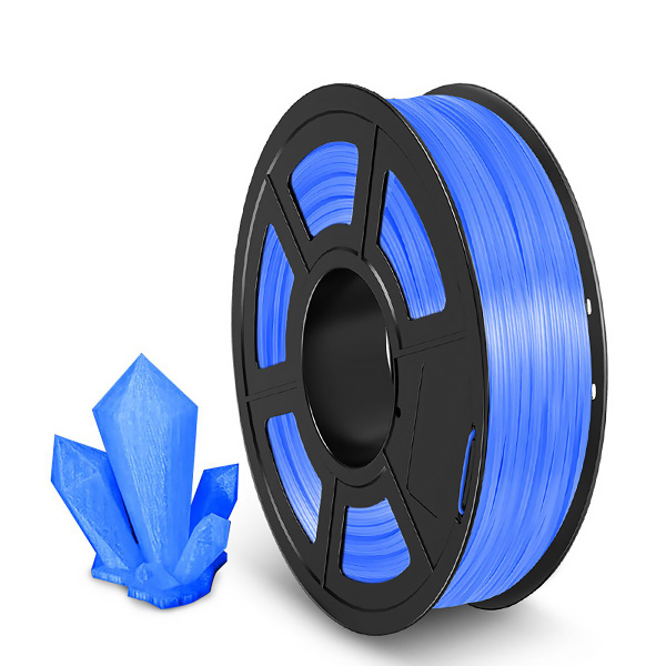 Филамент NVPRINT TPU Trans. Blue для 3D печати диаметр 1.75мм длина 165 ...