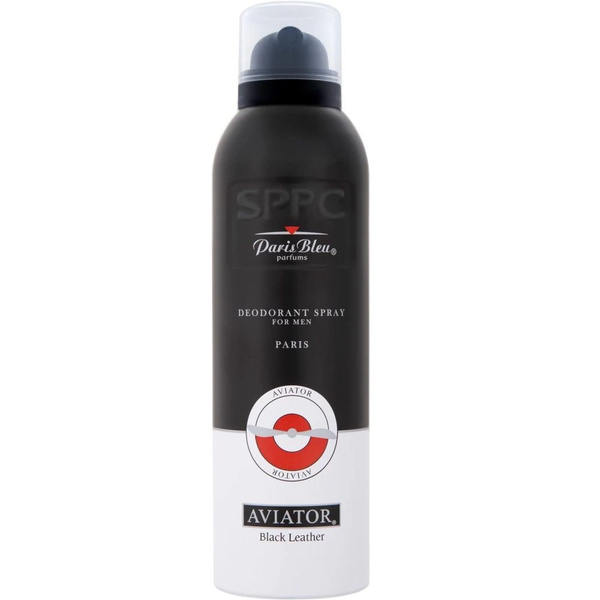 Paris Bleu Parfums Дезодорант Aviator Black Leather, мужской, 200 мл ...