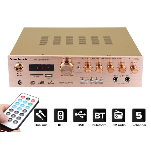 Усилитель мощности EGP, Транзисторный, 2.1, DTS Digital Surround 5.1 ...