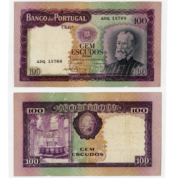 Купюра, Португалия, 1961 год, 1 шт - купить по выгодной цене в интернет-магазине OZON (1580249983)