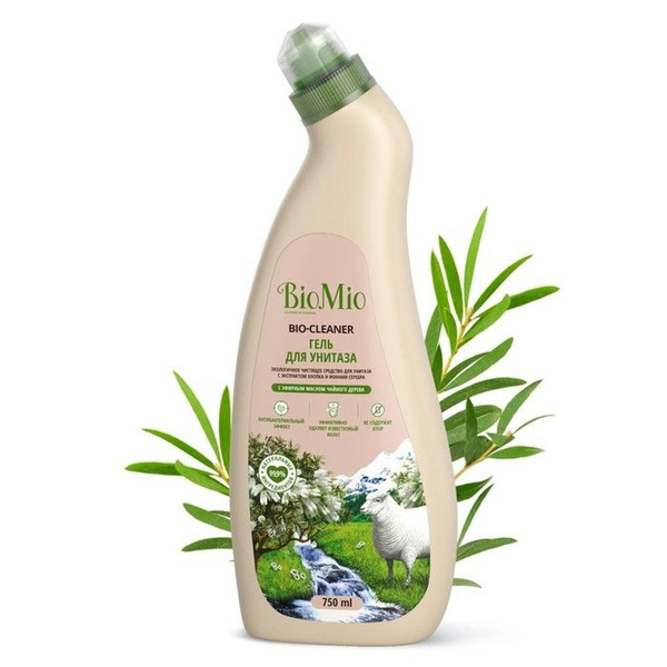 Чистящее средство для унитаза BioMio Bio-cleaner, Чайное дерево, 750 мл (506.04151.0101 ...