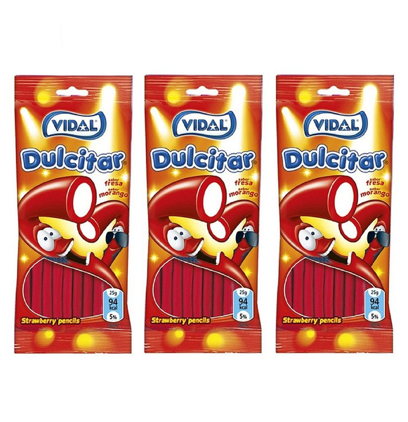 Жевательный мармелад Vidal Dulcitar Strawberry Pencils / Карандаш ...