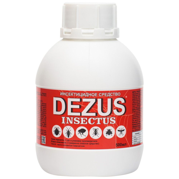 Dezus (Дезус) Insectus средство от клопов, тараканов, блох, муравьев ...