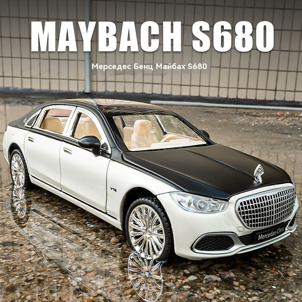 1/24 Mercedes Maybach s680 Модель автомобиля из сплава - купить в ...